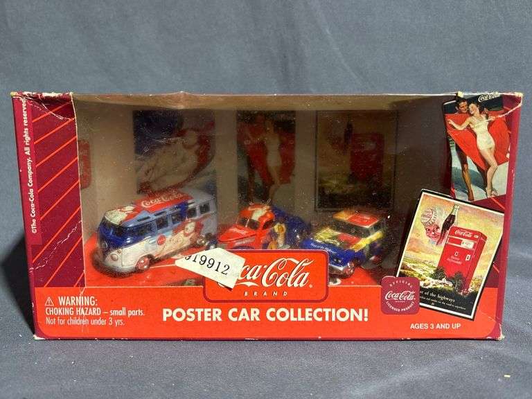 Coca-Cola Poster Car Collection by Johnny Lightning in Original ...