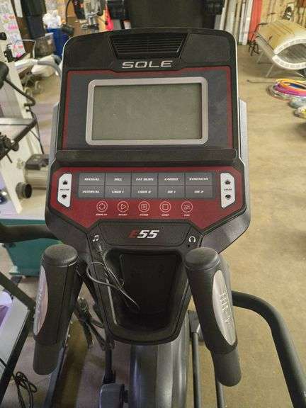 Sole E55 Elliptical Trainer With Digital Console and Accessories - Metzger Property Services, LLC