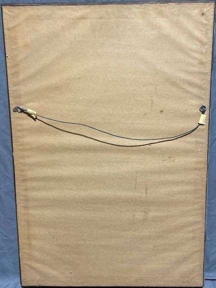 Framed Graphite Drawing of Mountainous Landscape - Metzger Property ...