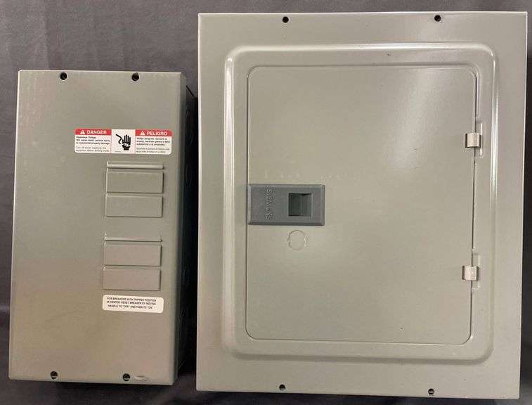 Two Siemens UL-Listed Enclosed Panelboards, Class CTL - Metzger ...