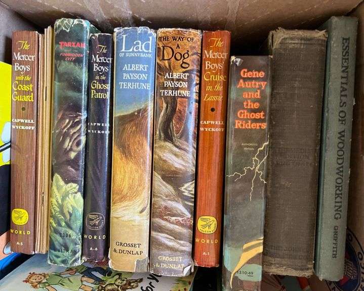 Hardcover and Paperback Books inc. Mercer Boys & Gene Autry - Metzger ...