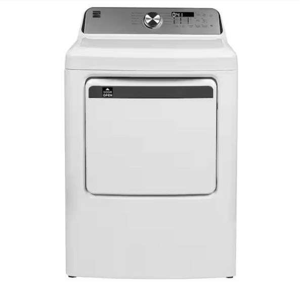 KENMORE 7.0 cu. ft. vented Front Load Electric Dryer in White with ...