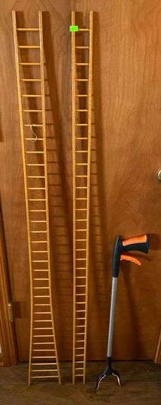 Small-Scale Display Ladders with Metal Picker Tool - Metzger Property ...