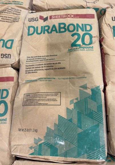 USG Sheetrock Durabond 20 Natural Ultra Lightweight Joint Compound 25 lb - Metzger Property ...