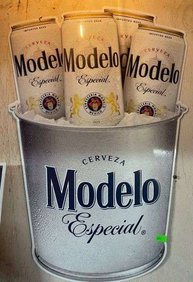 Modelo Especial Beer Advertising Display Sign - Metzger Property ...