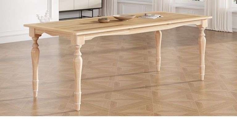 Vintage Traditional Extendable Dining Table with Removable Leaf ...