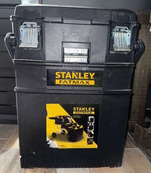 Stanley Fatmax Rolling Tool Box with Contents Including Makeup Products ...