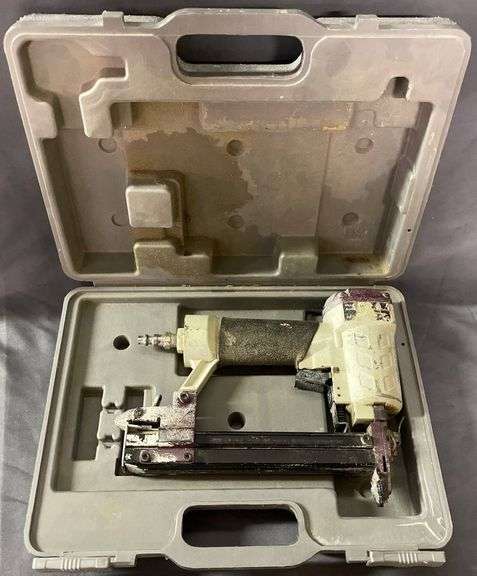 Air-Powered Nail Gun with Plastic Carrying Case - Metzger Property ...