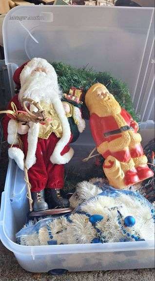 Holiday Decor and Figures, Including Santa Claus Items - Metzger ...