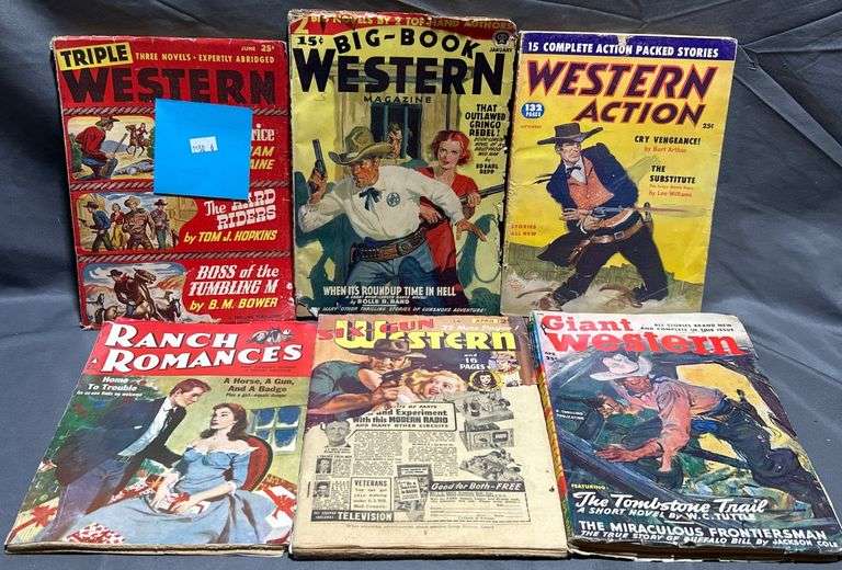 Western-Themed Books and Magazines, 1950s - Metzger Property Services, LLC