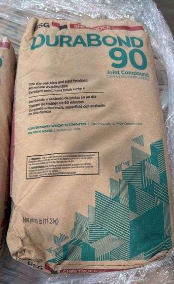 USG Sheetrock Brand 25 lb. Durabond 90 Setting-Type Joint Compound ...