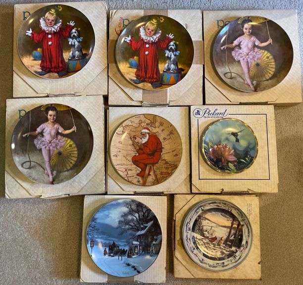 8- Limited-Edition Collector Plates by Reco and Pickard - Metzger ...