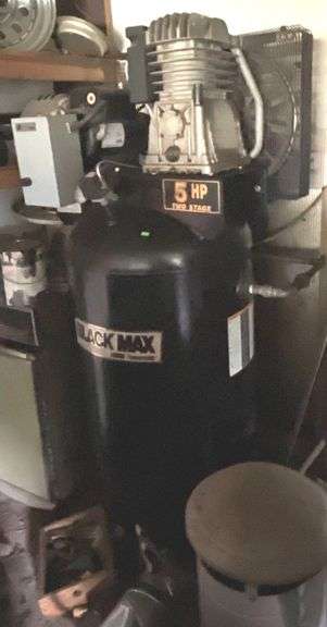 Black Max 5 HP Two-Stage 80-Gallon Air Compressor - Metzger Property ...