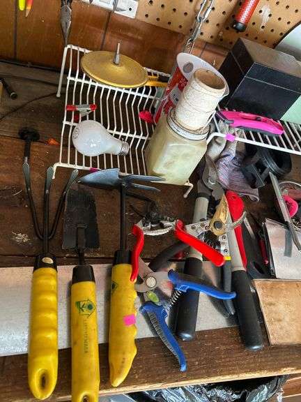 Tools, Hardware, and Supplies Including Drill Bits, String & Gardening ...