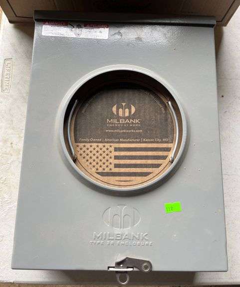 Milbank Type 3R Enclosure Box with Circular Front Opening - Metzger Property Services, LLC