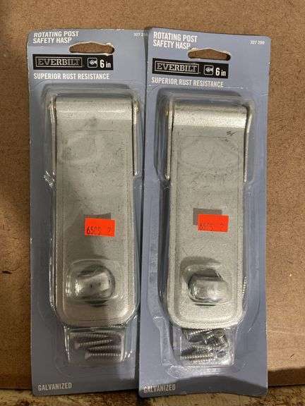 2-Everbilt 6” Superior Rust Resistance Rotating Post Safety Hasp ...