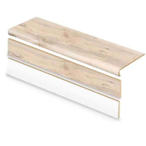 2 - Cap A Tread Navarra Maple 47 in. L x 12.15 in. W x 2.28 in. T Vinyl ...