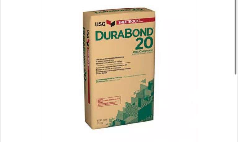 USG Sheetrock Durabond 20 Natural Ultra Lightweight Joint Compound 25 ...