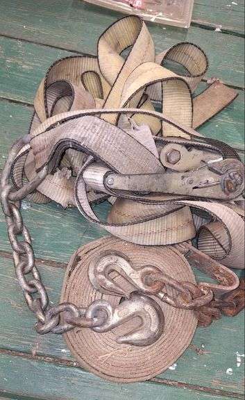 2-Inch Ratchet Strap with Chain Ends and Extra Strap - Metzger Property ...