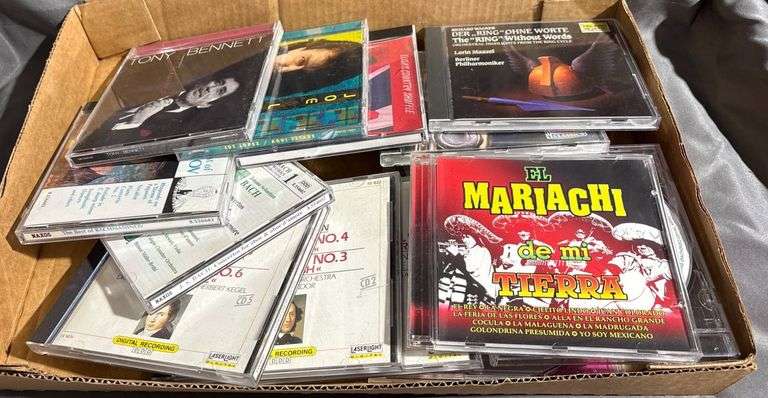 Music Compact Discs Including Mozart - Metzger Property Services, LLC