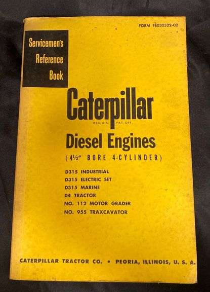 Caterpillar Diesel Engines Reference Book, 1954 Model ‘S’ Skyliner ...