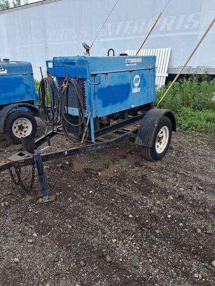 Miller big 20 portable stick welder, 200 Amp gas engine, 2559 hours ...
