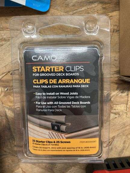 6 / Camo Starter Clips For Grooved Deck Boards - Metzger Property ...