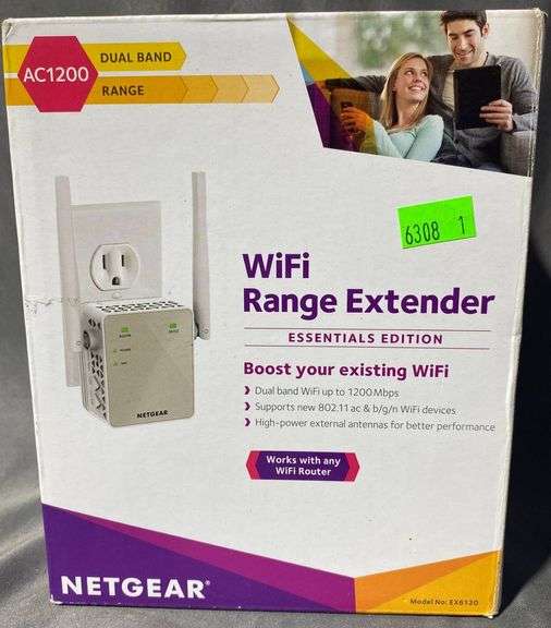 Netgear WiFi Range Extender AC1200 Essentials Edition (Model EX6120 ...