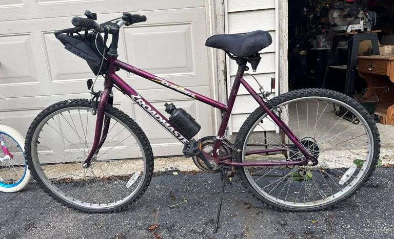 Roadmaster Purple Mountain Bike with Frame and Shimano Components, 22 ...