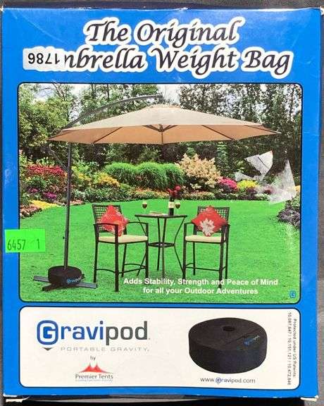 Gravipod GP-18 Round Umbrella Weight Bag, 18-Inch - Metzger Property ...