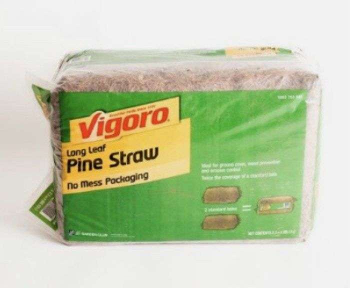 Vigoro 10 sq ft premium long lef bagged pine straw mulch - Metzger ...