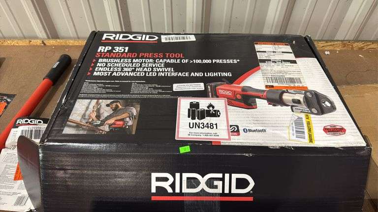 RIDGID RP 351 ProPress Inline Standard Press Tool Kit (Includes Case ...