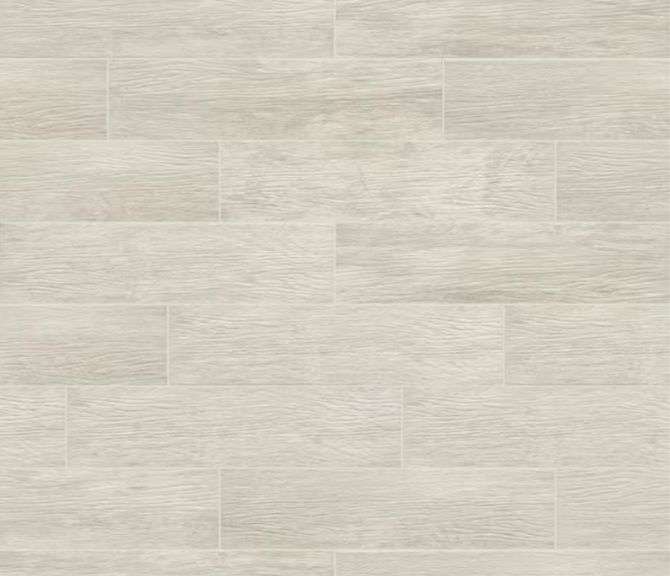 TrafficMaster Capel Bianco 6 in. x 24 in. Matte Ceramic Wood Look Floor ...