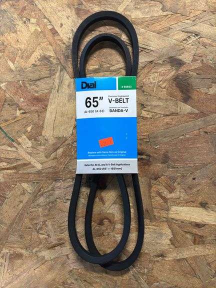 65 in. Evaporative Cooler V-Belt - Metzger Property Services, LLC