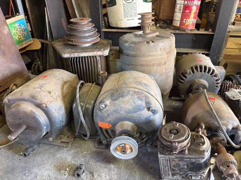 Electric Motors with Pulleys and Components - Metzger Property Services ...