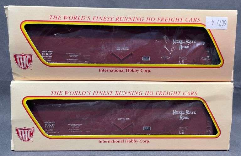 3 – Train Cars Including Nickel Plate Road Locomotive, Caboose, and ...