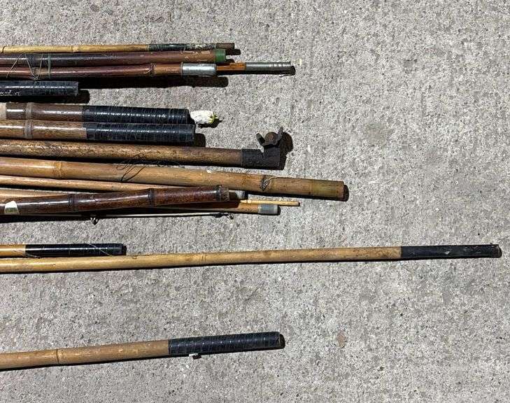 Bamboo Fishing Rods with 1 Reel - Metzger Property Services, LLC