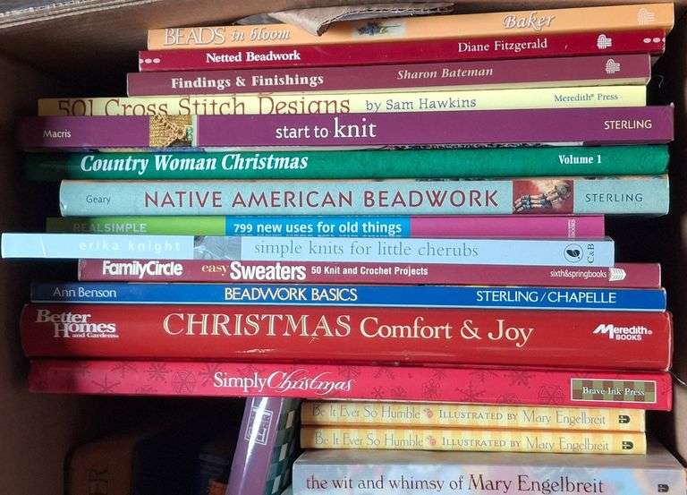 Craft, DIY, and Thematic Books in Two Boxes - Metzger Property Services ...