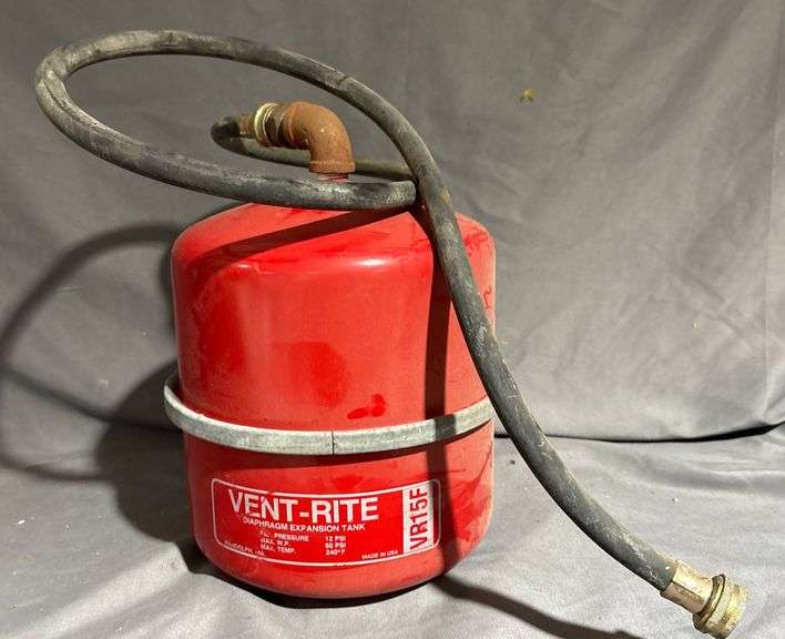 Vent-Rite VR15F Diaphragm Expansion Tank with Hose - Metzger Property Services, LLC