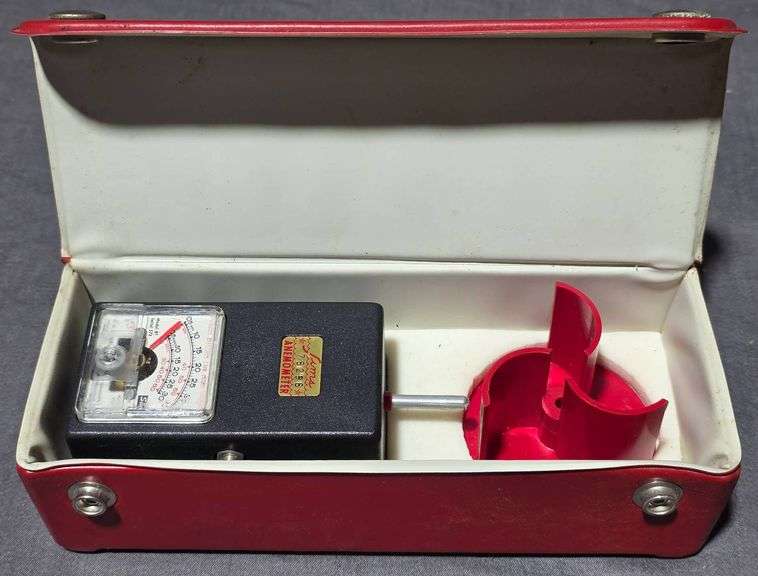 Sims Model BT Anemometer in Red Case Model 78298 - Metzger Property ...