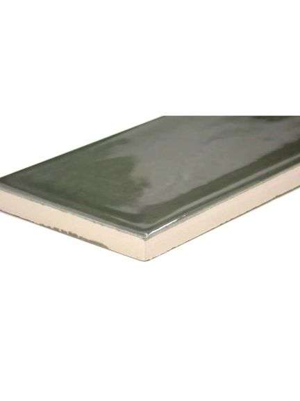 EMSER TILE - Raku Olive 3 in. x 12 in. Glossy Ceramic Wall Tile (6.3 sq ...
