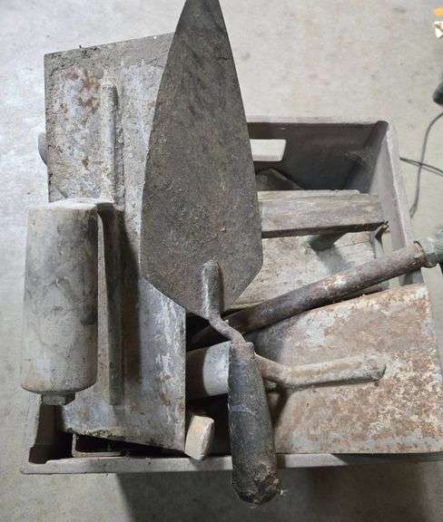 Concrete and Masonry Hand Tools in Storage Box - Metzger Property ...