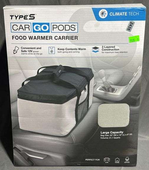 Type S Car Go Pods Food Warmer Carrier with 12V Power Input - Metzger ...
