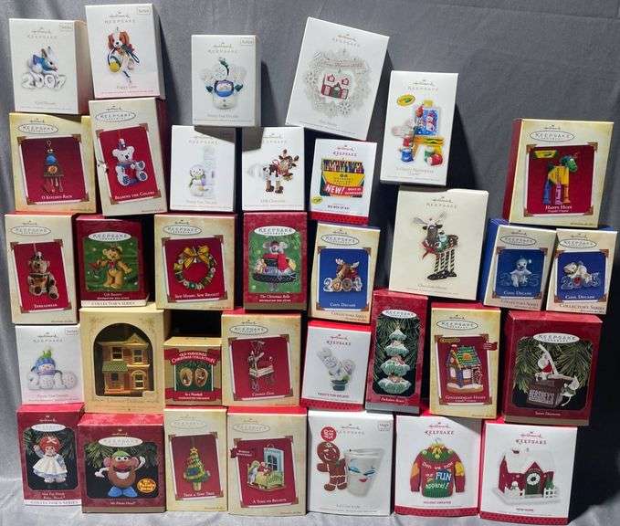 Hallmark Keepsake Ornaments in Original Boxes - Metzger Property ...
