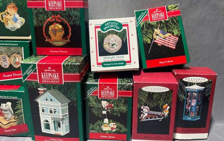 Hallmark Keepsake Ornament Boxes Featuring Various Themes - Metzger ...