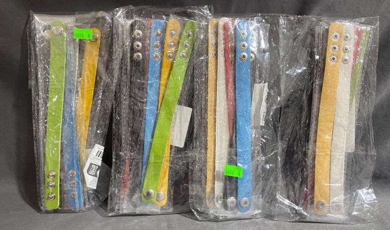 24 Pcs Multi-Colored Riveted Straps in Original Packaging - Metzger ...