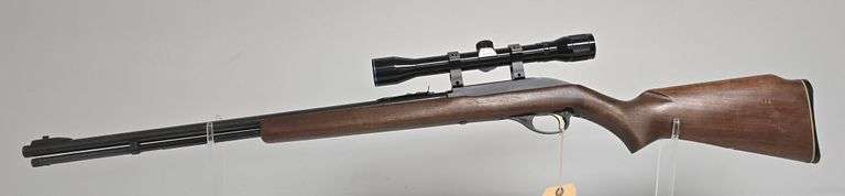 Marlin Model 99 .22LR Rifle with Blue Ribbon 4x32 Scope and Fabric ...