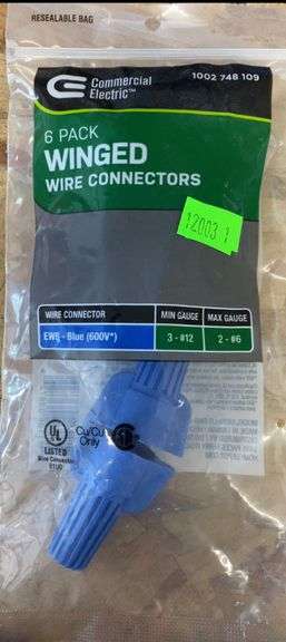 Commercial Electric 6 Pack Winged Wire Connectors - Metzger Property ...