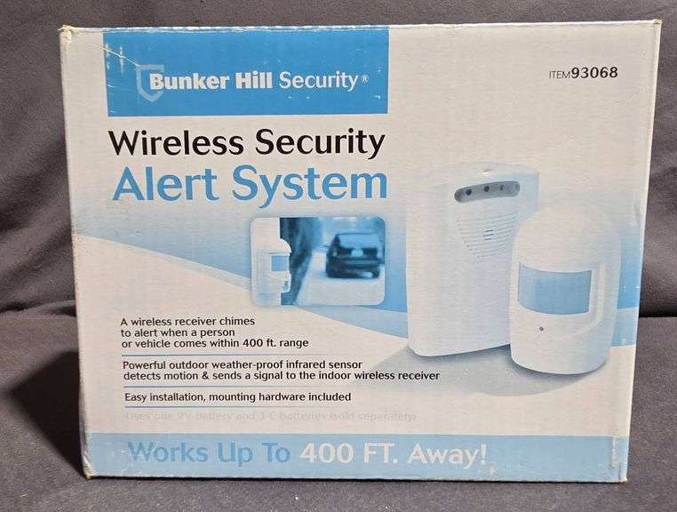 Bunker Hill Security Wireless Security Alert System Model 93068 ...