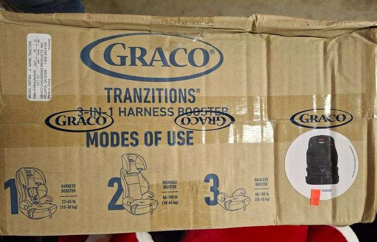 Graco Tranzitions 3-in-1 Harness Booster Seat (sealed in box) - Metzger ...